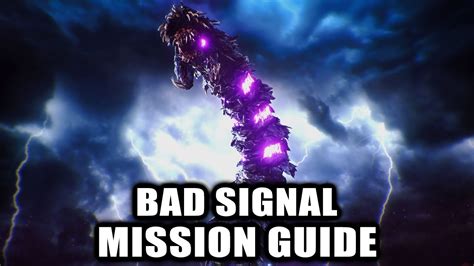 Mwz Bad Signal Mission Guide Dark Aether Worm Boss Youtube