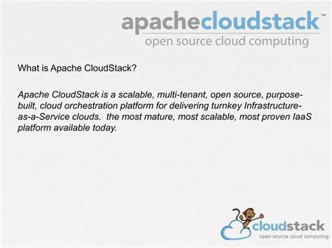 cloudstack overview ppt