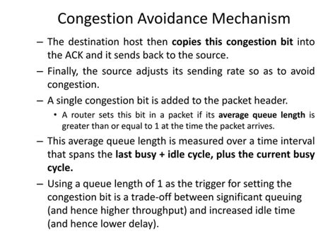 Congestion Avoidance In Tcp Ppsx