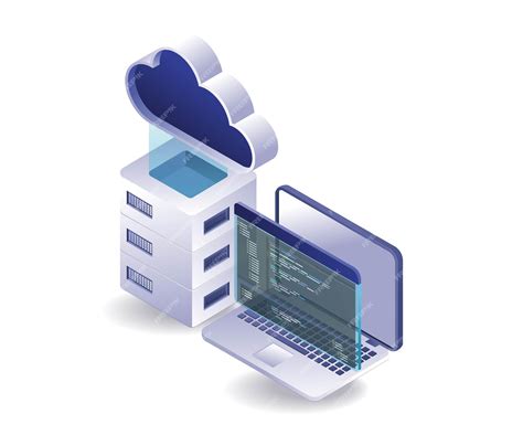 Premium Vector Programming Language Professional Cloud Server