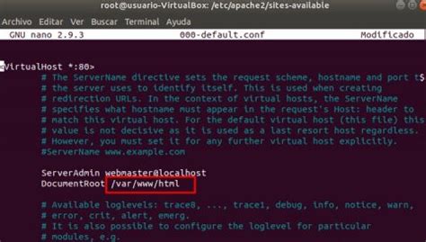 Directorios Y Comandos De Apache En Ubuntu Pc Soluci N