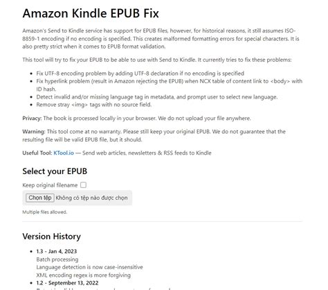 Fix LỖi File Epub Tbooks