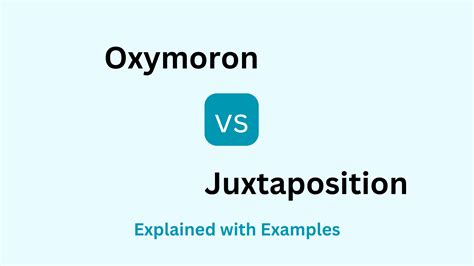 Oxymoron Examples Oxymoron Is A Figure Of Speech In Which Apparently