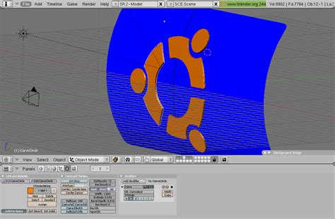 Bending Closed 2d Bezier Curve Render Problem Modeling Blender