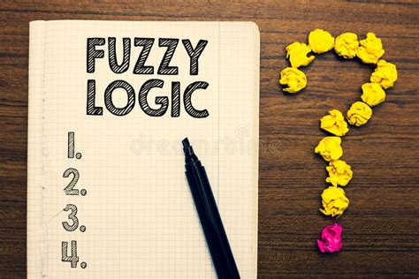 Word Writing Text Fuzzy Logic Business Concept For Checks For Extent