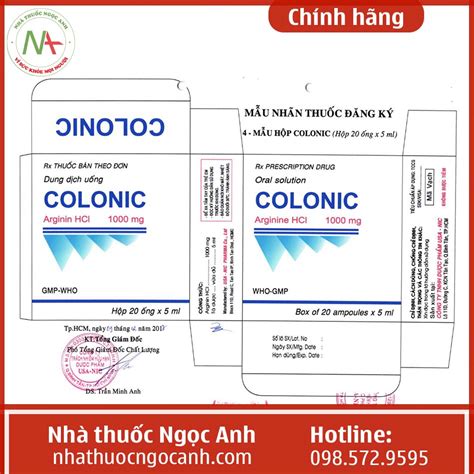 Thuốc Colonic ống 5ml 1000mg Là Gì Giá Bao Nhiêu Mua ở đâu