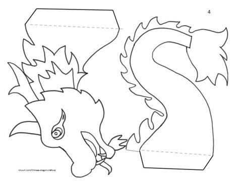 This Template Is The Largest Dragon Pattern And Has Two Pages On The