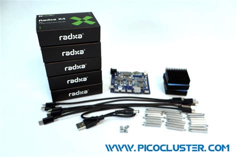 assemble radxa x4 5m board stack picocluster llc