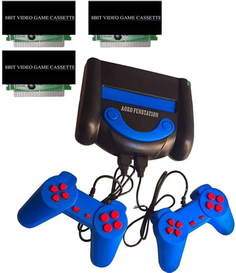Ptcmart Fun Station 8bit Tv Video Game Console And Inbuilt Games With 3