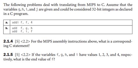 Solved The Following Problems Deal With Translating From