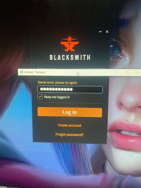 Anyone Else Getting Server Error Please Try Again” On Blacksmith