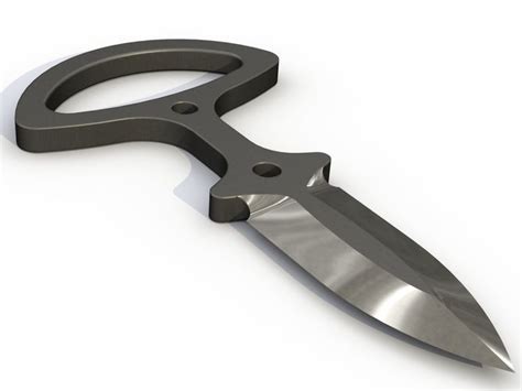 Push Dagger 3d Model Cgtrader