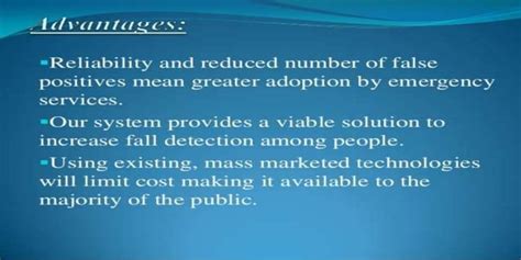 Wearable Sensor Based Fall Detection System Pptx