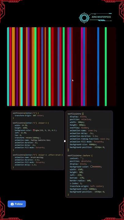 Netflix Intro Animation Pure Css Youtube