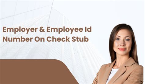 Understanding Employer And Employee Id Number On Check Stub Stub Builder