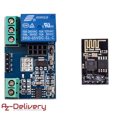 esp01 01s wifi wlan relais board erweiterung shield arduino esp8266