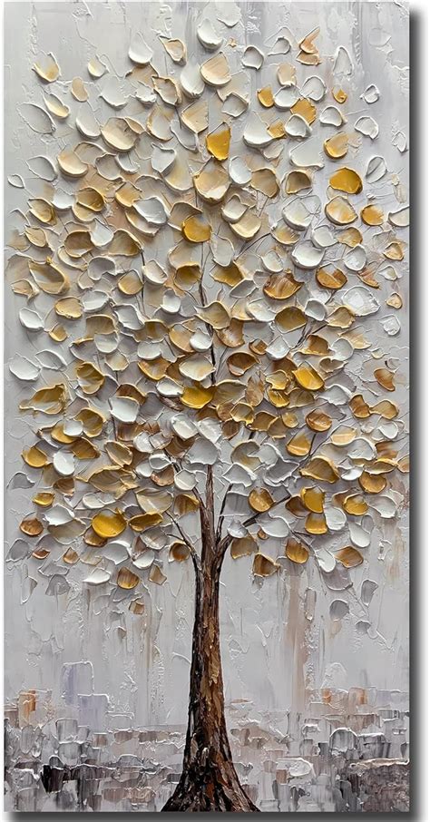 Amazon Yotree Paintings 24x48 Inch Wall Art Oil Hand Painting