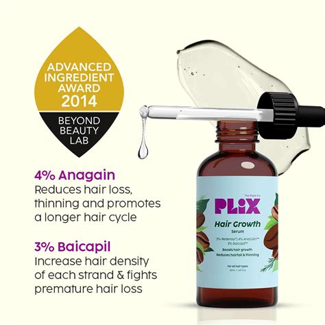 Buy Plix Womens Hair Growth Serum With 3 Redensyl For Healthy Hair
