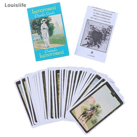 Llph ไพ่ทาโรต์ เวอร์ชั่นภาษาอังกฤษ Lenormand Oracle 36 ชิ้น ต่อกล่อง