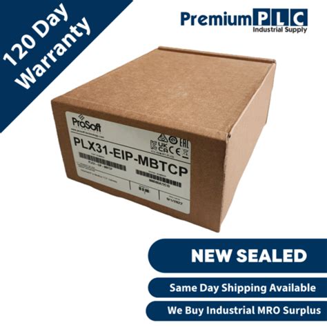 new prosoft plx31 eip mbtcp ethernet ip to modbus tcp ip communication