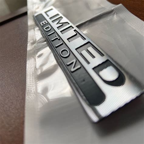 3D Chrome Limited Edition Logo Emblem Badge Decal Metal Sticker Car