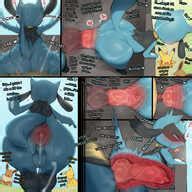 Post 6114008 Eevee Lucario Pikachu Porkyman Riolu Syuro