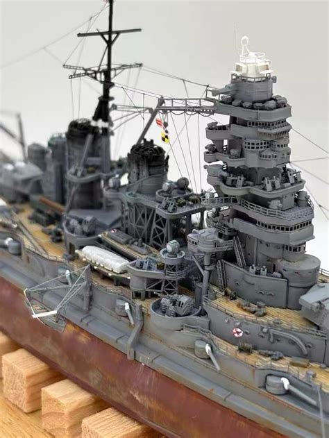 Ijn Hiei Battleship Model 1700 Kongō Class Warship Etsy