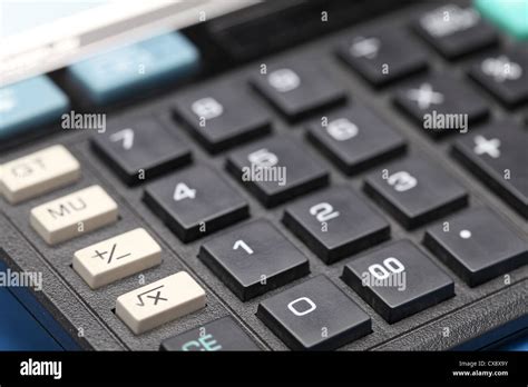 Closeup View Of Calculator Keypad Stock Photo Alamy