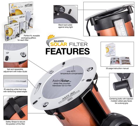 Asbf Baader Solar Filter For Binoculars And Camera Lenses