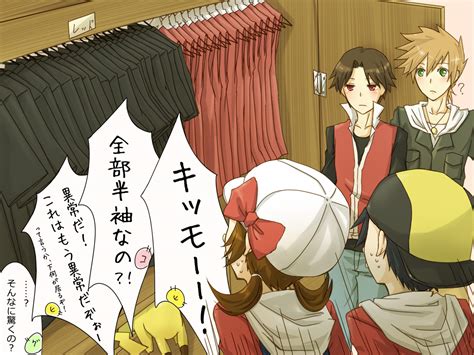 Pikachu Red Ethan Blue Oak And Lyra Pokemon And More Drawn By Yxyunxy Danbooru