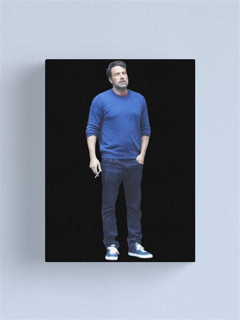 Ben Affleck Smoking Meme Canvas Print For Sale By Hotshots Design