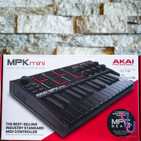 分期免運 贈錄音軟體 線材 Akai Mpk Mini Mk3 25鍵 Midi鍵盤 黑 白 編曲 錄音 台灣公司貨 蝦皮購物