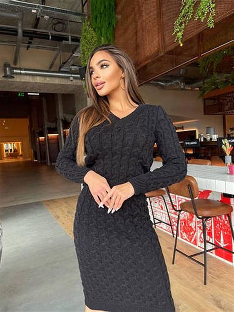 Вязана сукня довга — ціна 699 грн у каталозі Довгі сукні Купити жіночі речі за доступною ціною