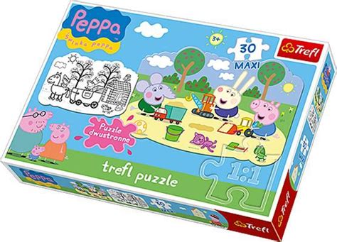 Przygody Świnki Peppy Maxi Puzzle Dwustronne Ambelucjapl