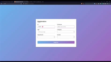 Library Management System With Qr Code Attendance And Auto Generate