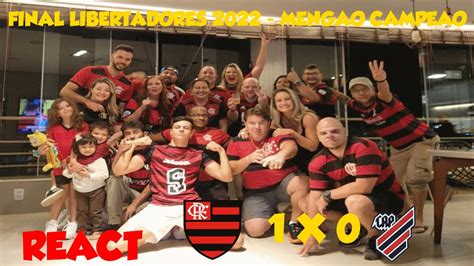 React Flamengo X Athletico Pr Final Libertadores 2022 Youtube