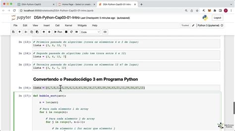 Convertendo O Pseudocódigo 3 Em Programação Python Parte 22 Youtube