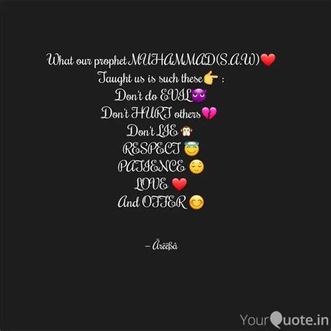 What Our Prophet Muhammad Quotes And Writings By Areeba Writeups ️ Yourquote