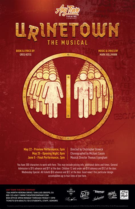 Customize Your Urinetown Poster Design