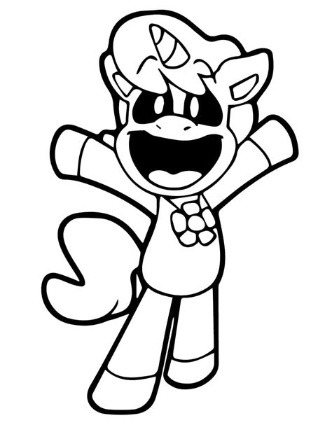 Desenhos De Craftycorn Imprimível Grátis Para Crianças Para Colorir E