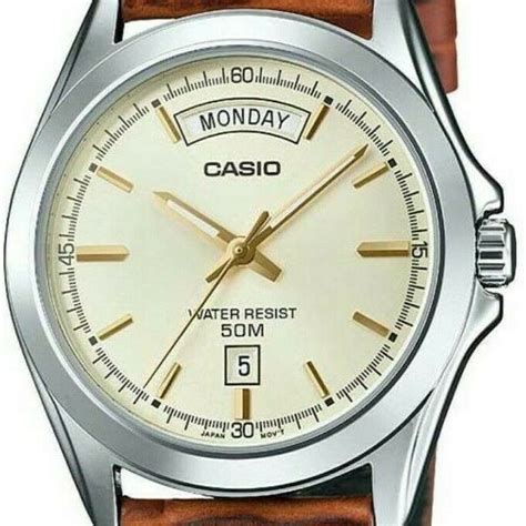 Casio Watch Mtp 1370l 9a Mans Analog Clasic Watch 50m Mtp1370 Watchcharts Marketplace