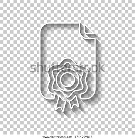 낙찰 졸업장 아이콘이 있는 인증서 문서투명한 스톡 벡터로열티 프리 1714999813 Shutterstock