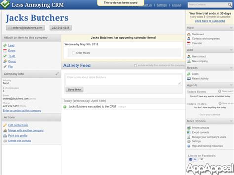 Less Annoying Crm Analysis Reviews Pricing Features Crm Directory
