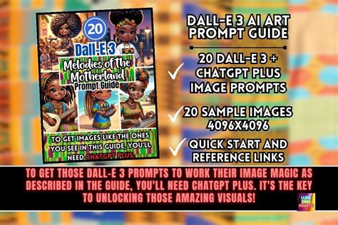 Dall E 3 Ai Art Prompt Guide Black Girls Graphic By Lumidigiprints
