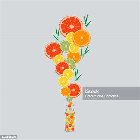 주스 병에 떨어지는 감귤류의 이미지 부엌 액세서리 다이어트 음식 음료의 장식 건강한 라이프스타일 물이 튀는에 대한 스톡 벡터 아트 및 기타 이미지 Istock