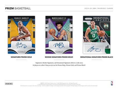 2019 20 PANINI PRIZM BASKETBALL HOBBY BOX Breakaway Sports Cards