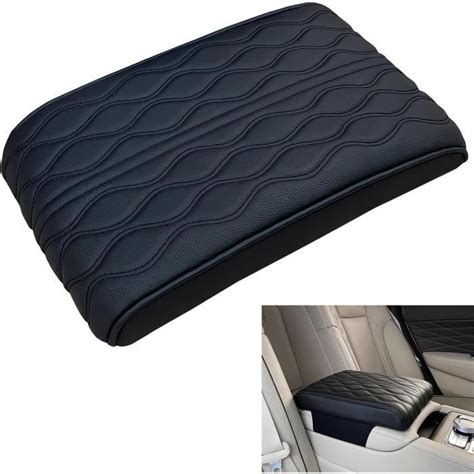 Coussin D Accoudoir Voiture En Cuir Voiture Accoudoir Pad Noir Pad
