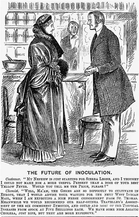 The Future Of Inoculation 1881 Drawing By Print Collector Fine Art