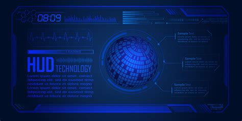 Modern Hud Technology Background 12591691 Vector Art At Vecteezy