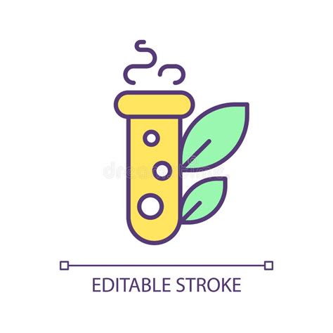 Pharmaceutical Fermentation Rgb Color Icon Stock Vector Illustration